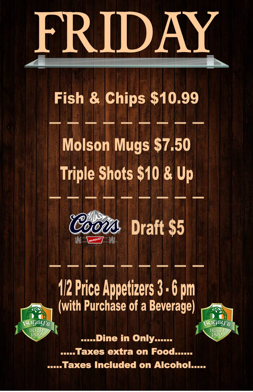 Bugsy's About - Smitty's Restaurant & Bugsy's Irish Pub